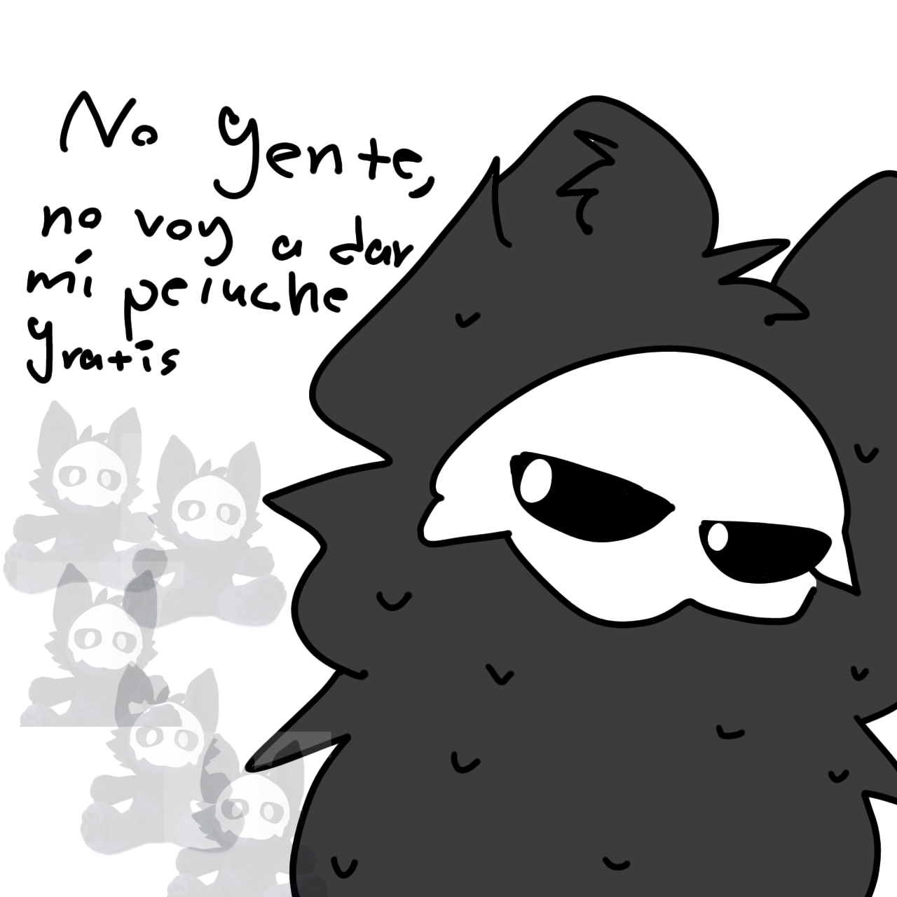 Puro no dió su peluche gratis... - ibisPaint