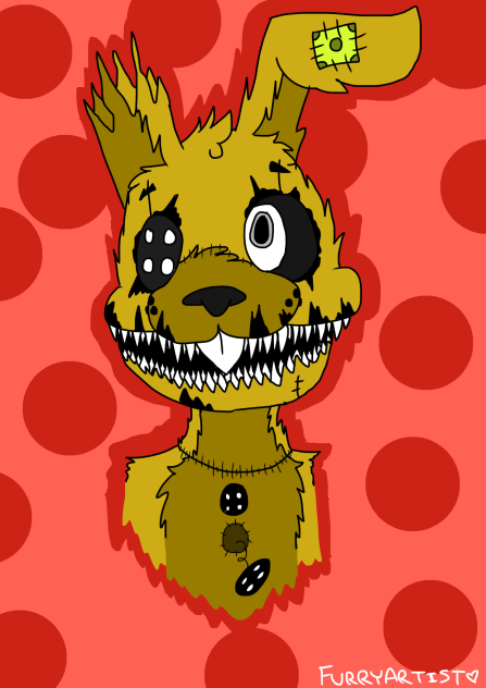 Plushtrap ((fnaf 4)) - ibisPaint