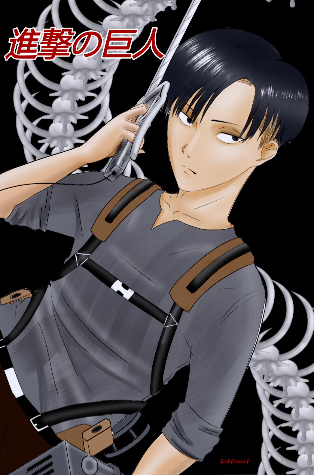 cap.levi ackerman - ibisPaint