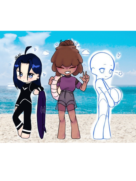 Collab Beach Day - ibisPaint
