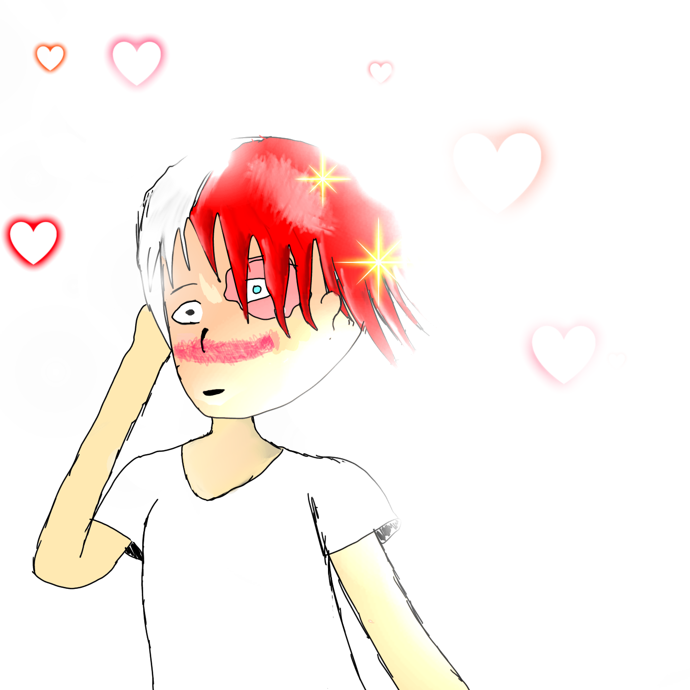 Todoroki Inlove - ibisPaint