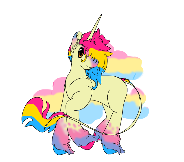 Pansexual Unicorn - ibisPaint