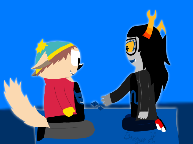 Cartman And Vriska With Dice - ibisPaint
