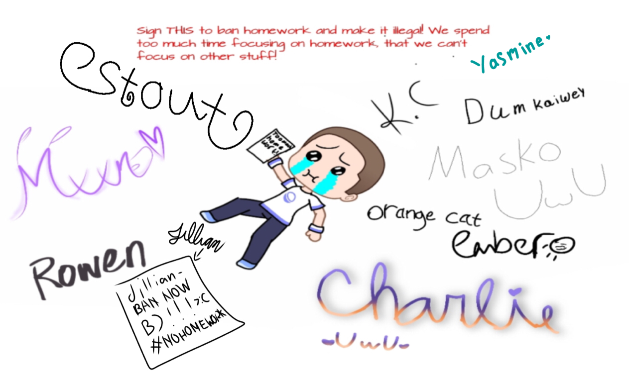 Homework Ban Collab - ibisPaint