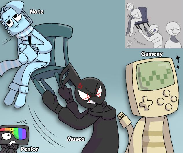 The Main toons (me&friends oc) - ibisPaint