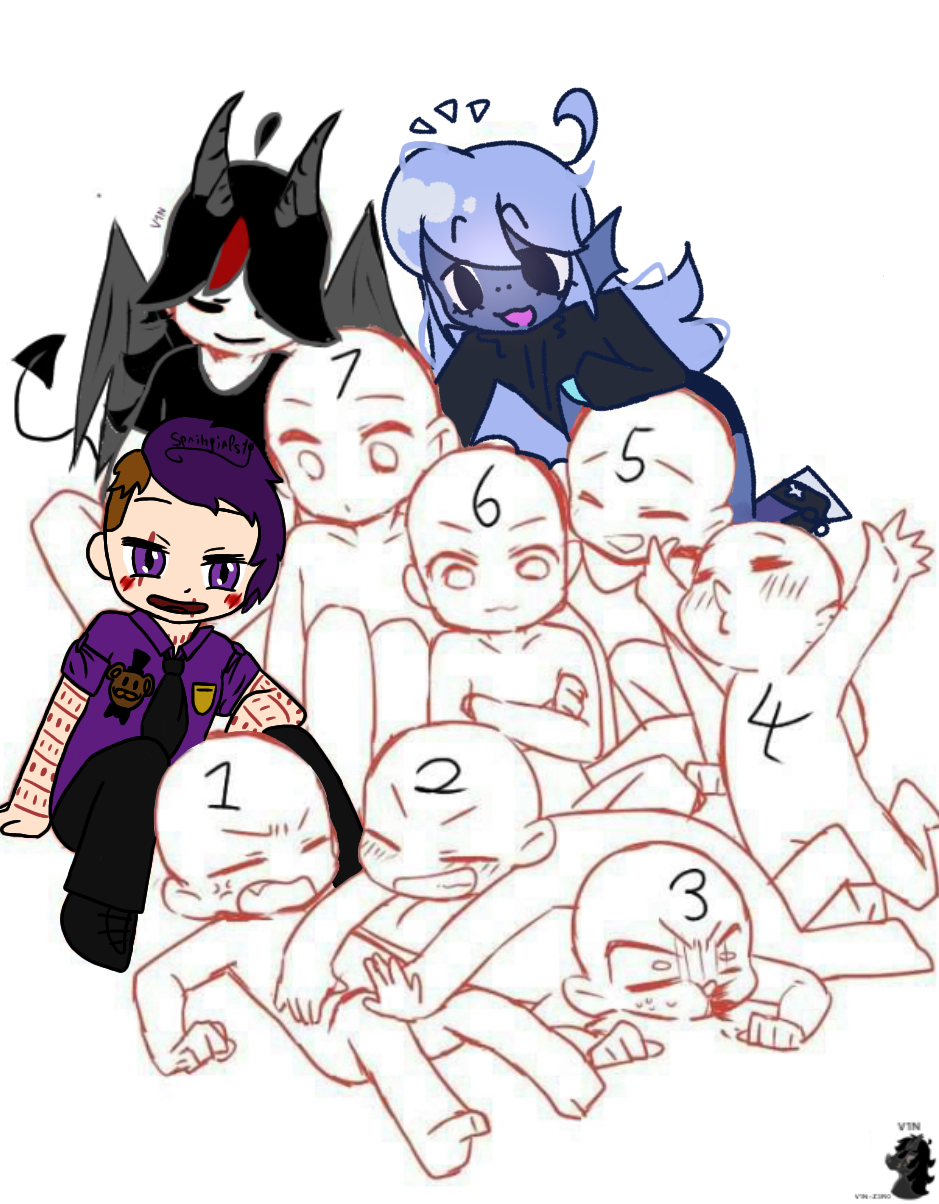 tower of people collab - ibisPaint
