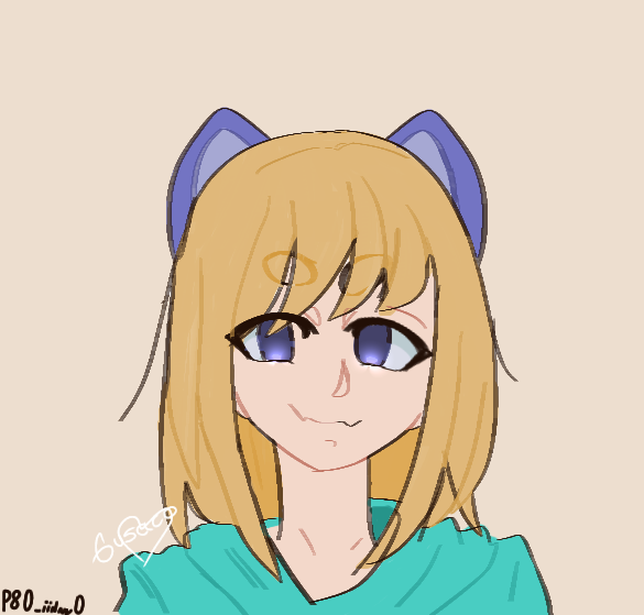 Chica neko - ibisPaint