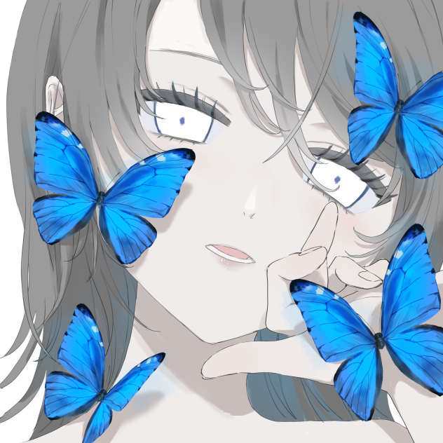 Blue Butterfly - ibisPaint