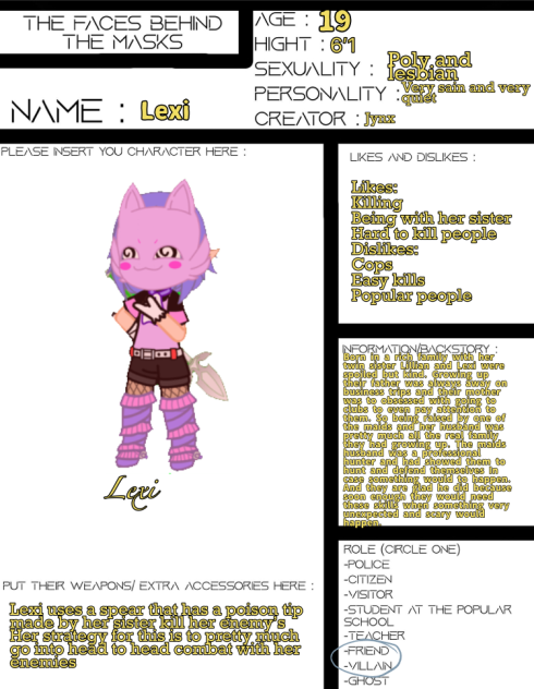 Behind the mask entry form 2 - ibisPaint