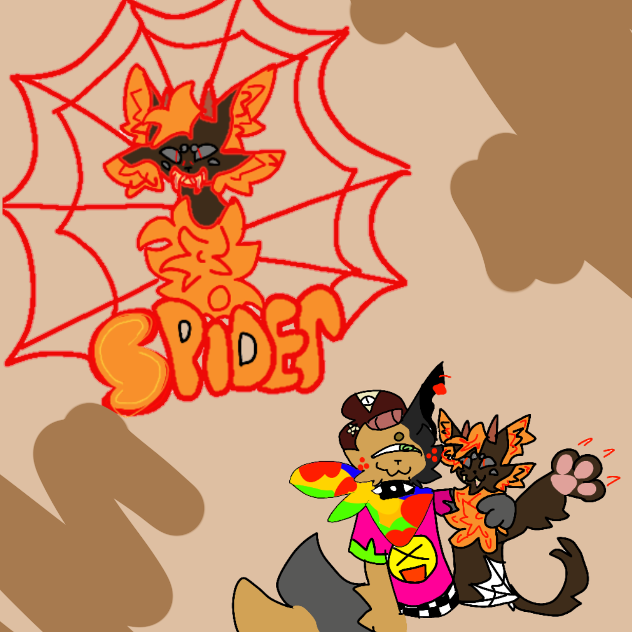 spider doodles - ibisPaint