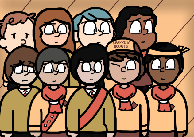 the party and hilda - ibisPaint