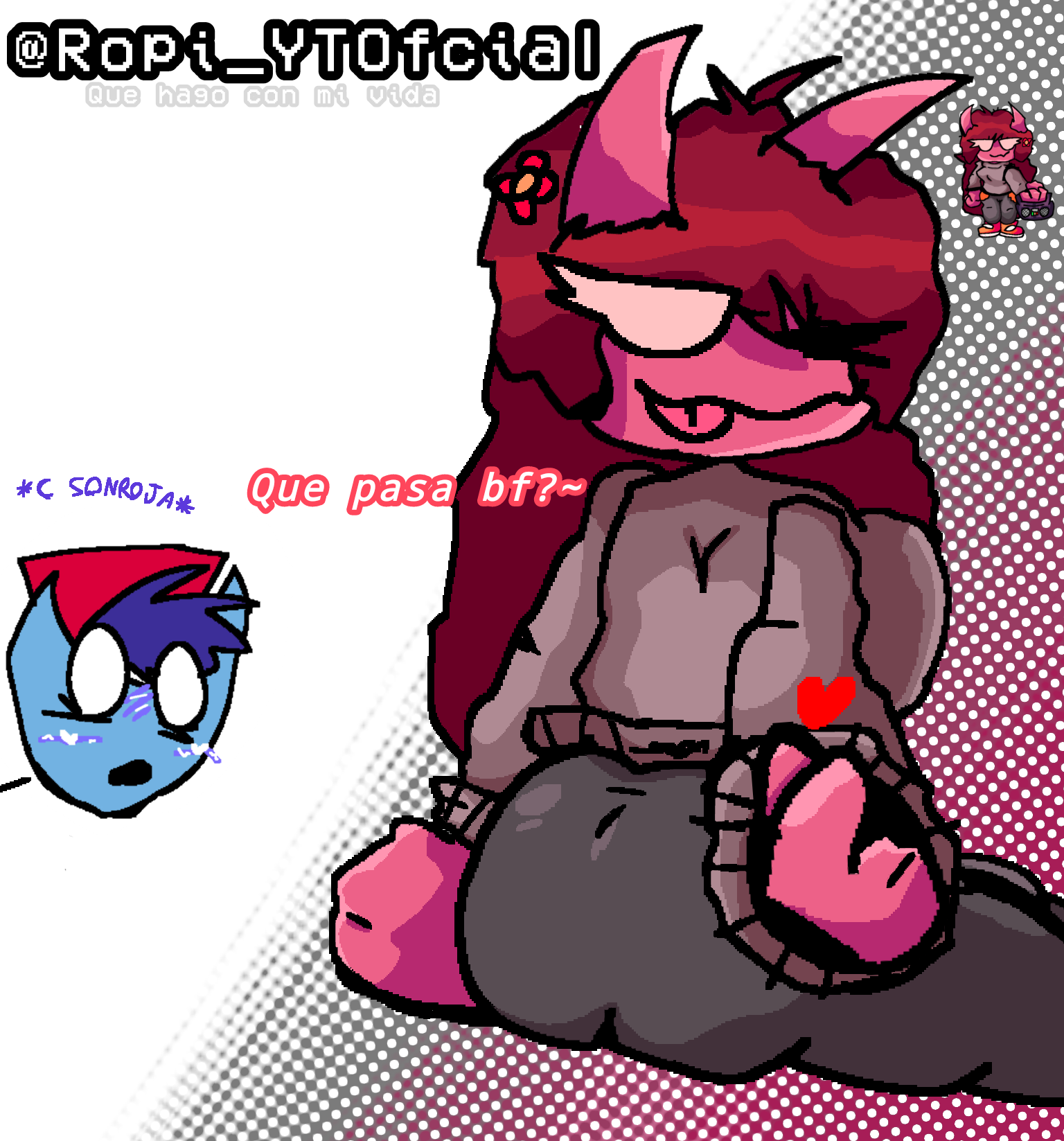 (SUGGESTIVE⚠️) GF Ropi Mix silly draw - ibisPaint