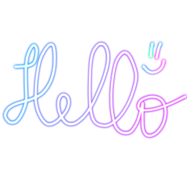 hello (blue) - ibisPaint