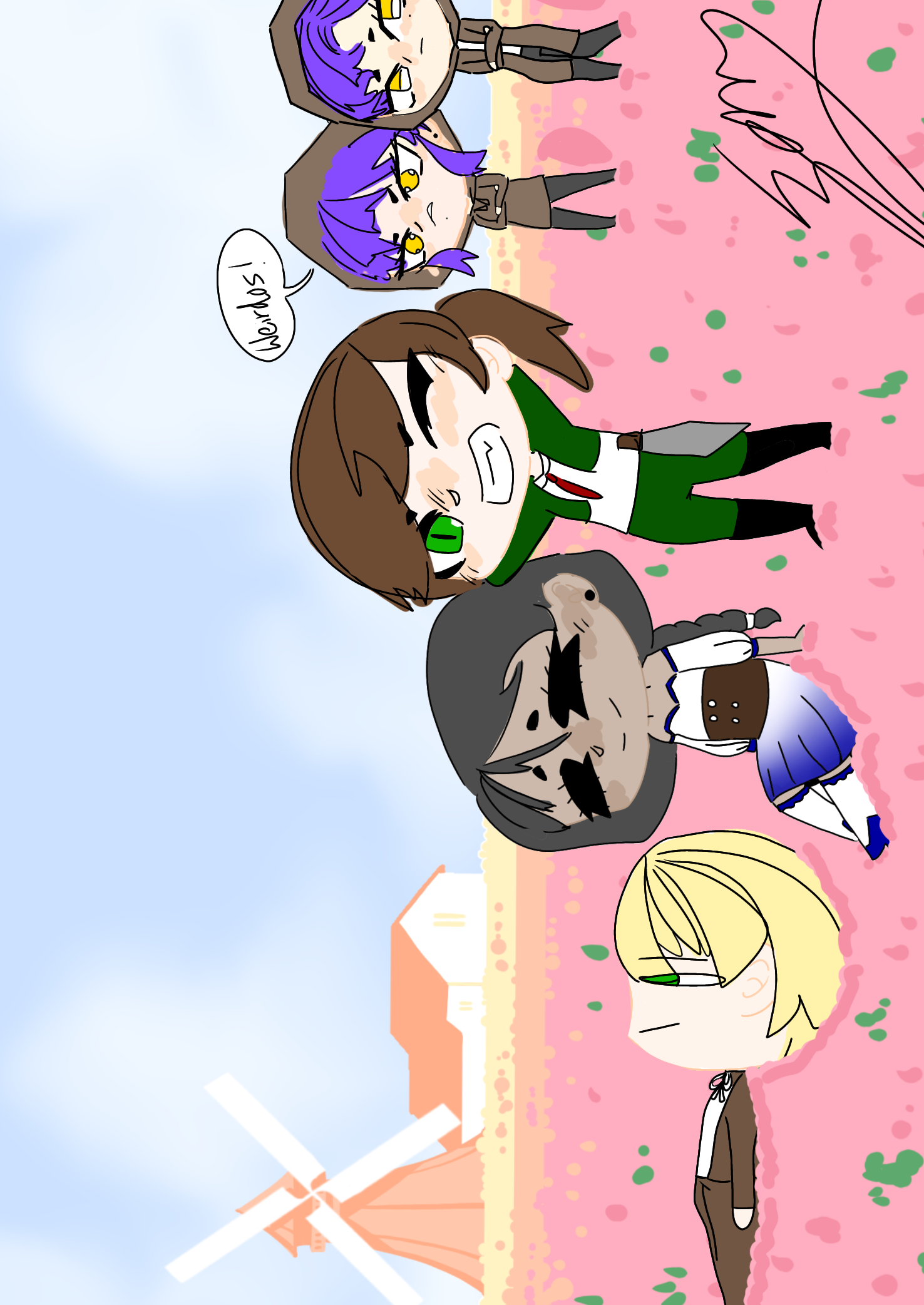 art for my elar class project story lol - ibisPaint