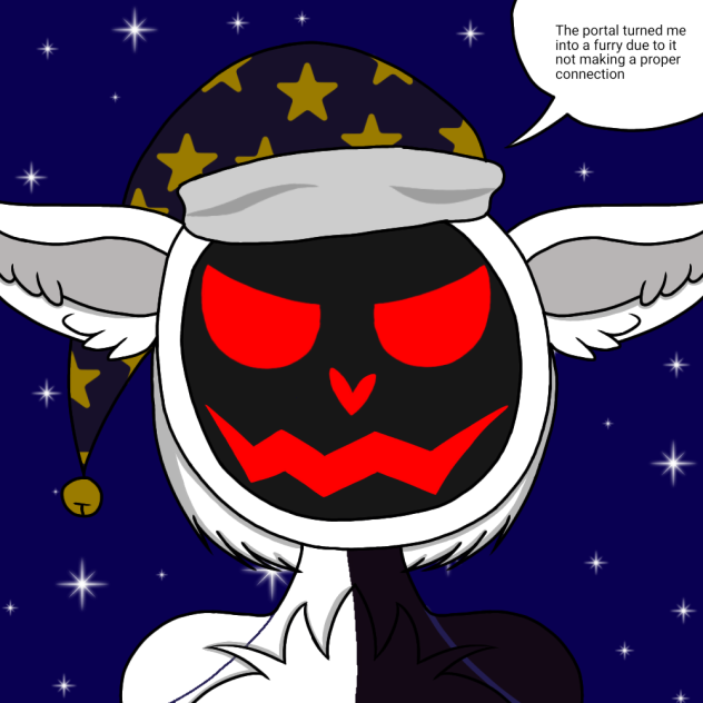 Moon being turned into a furry - ibisPaint