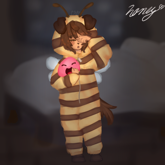 Sleepy Honey!! - ibisPaint