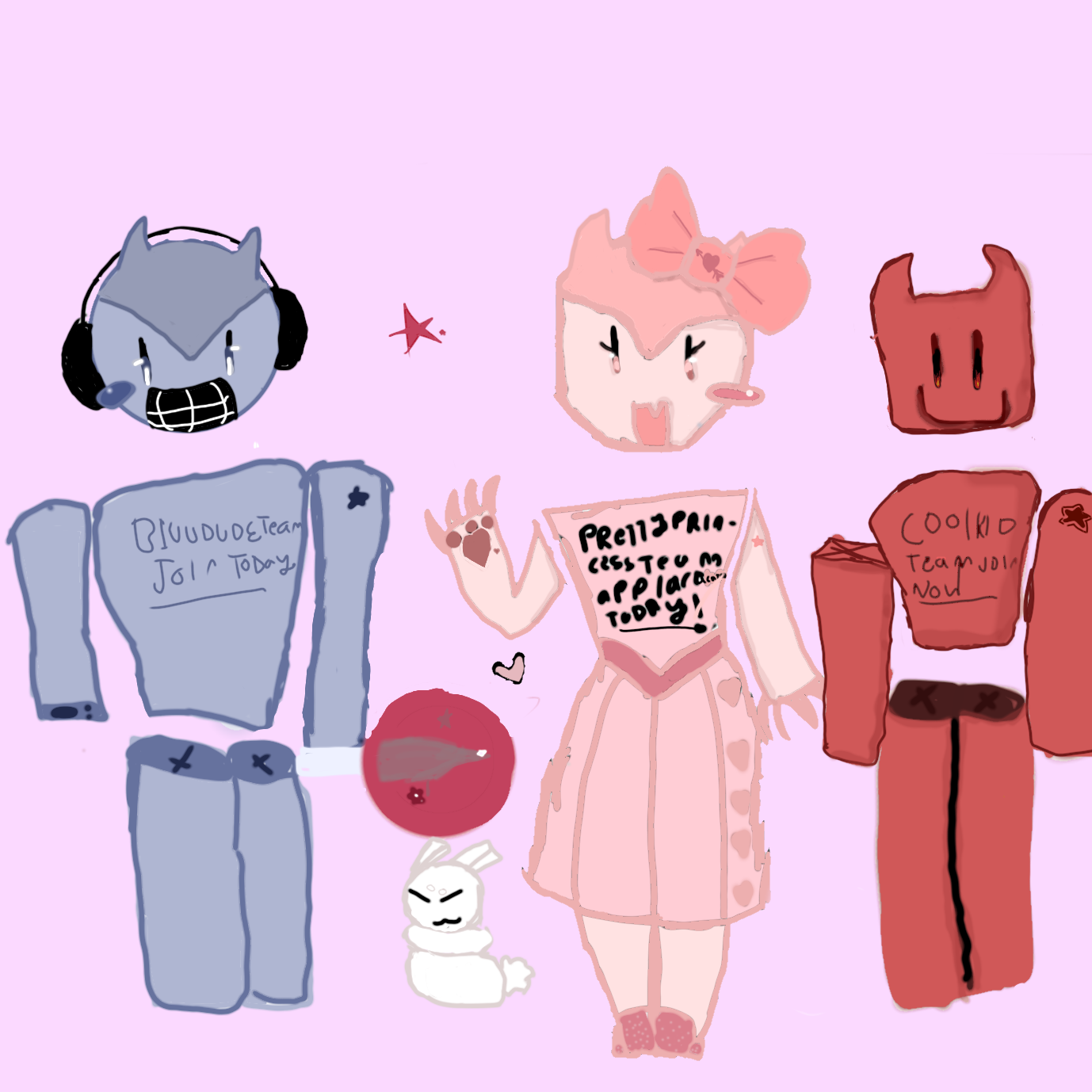 Trio in forsaken! - ibisPaint