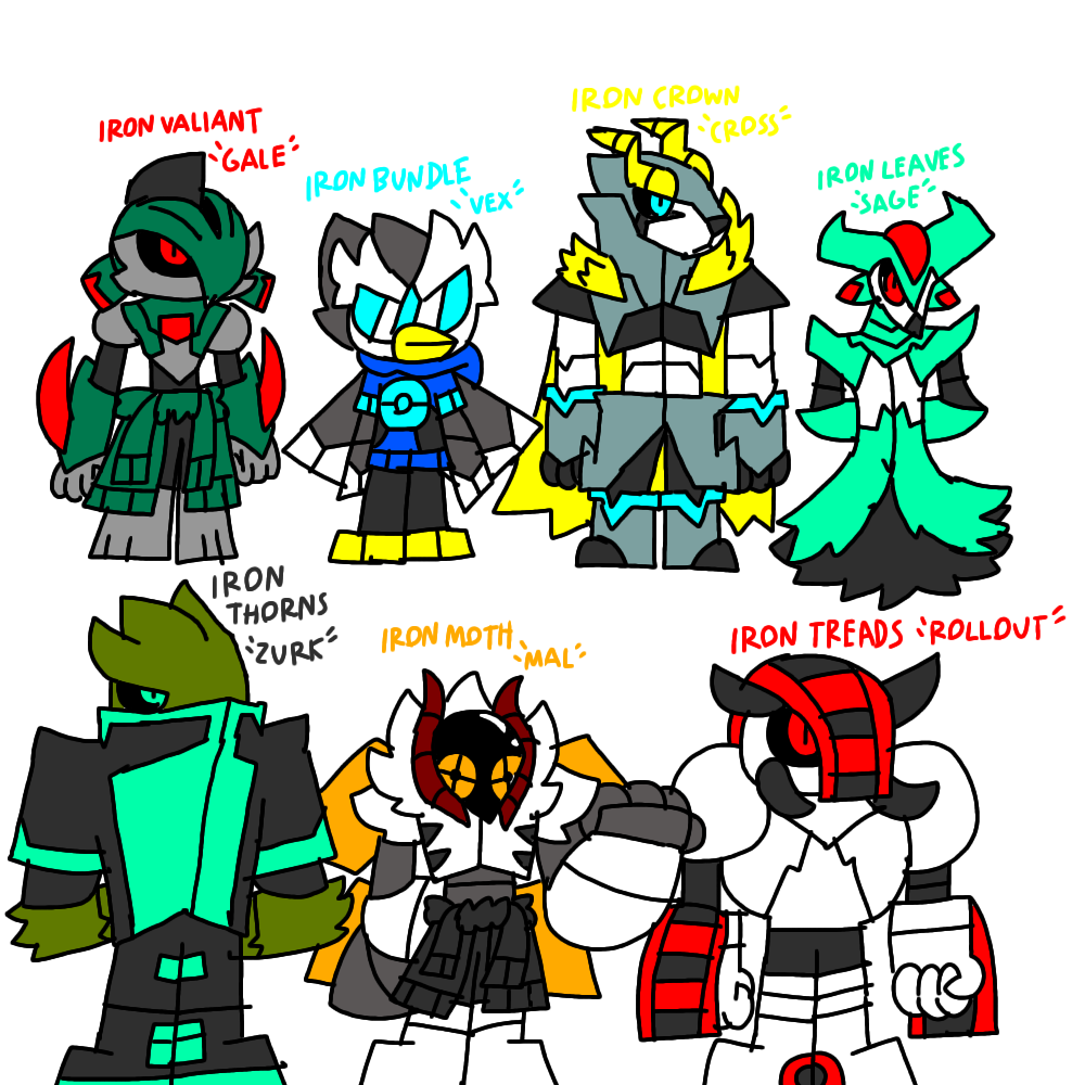 PokeVerse Characters (Paradox) - ibisPaint