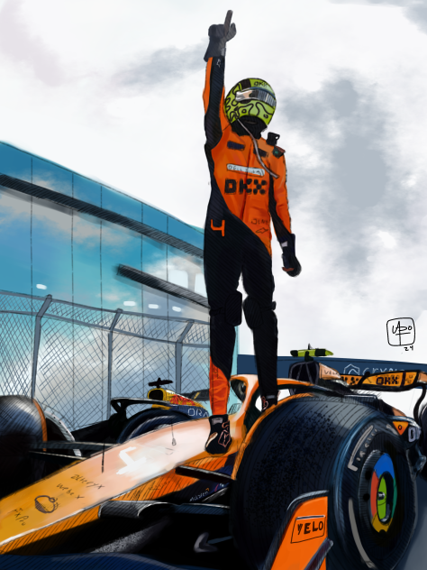 Lando's first Win - ibisPaint