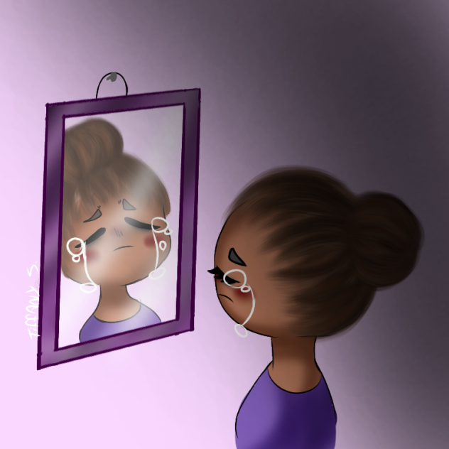 a sad girl - ibisPaint