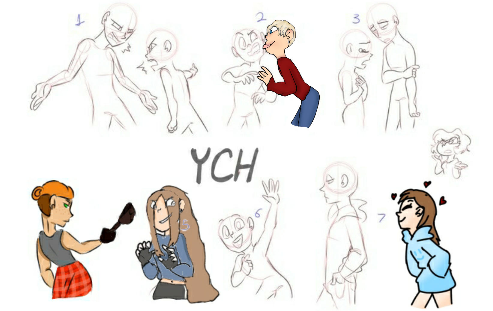 types of couples collab - ibisPaint