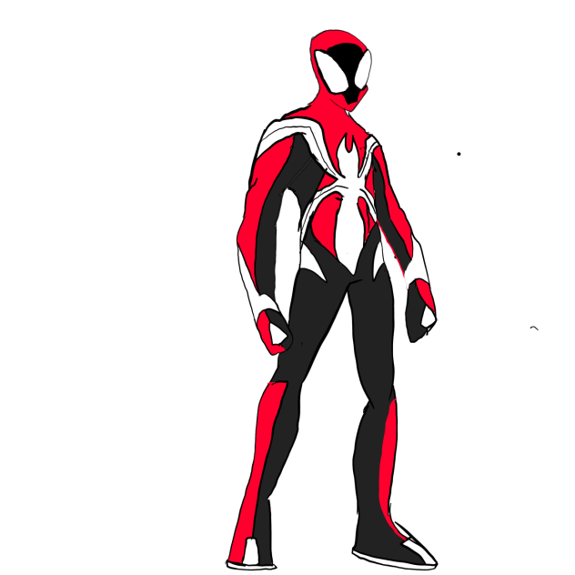 Spider-Man fan suit - ibisPaint