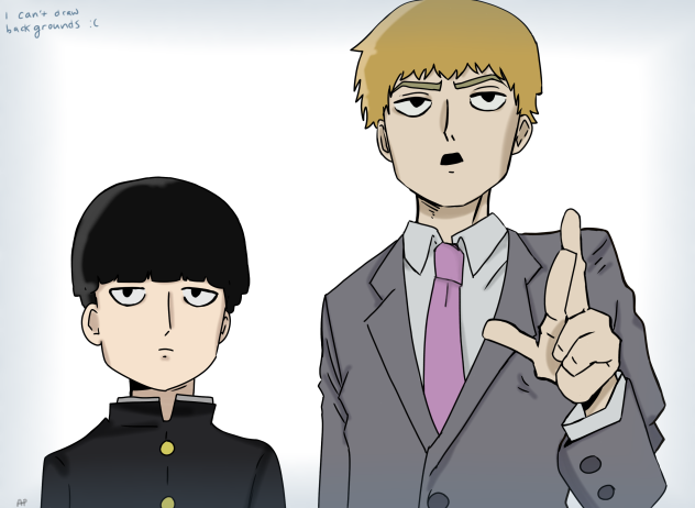 Shigeo and Reigen mp100 - ibisPaint
