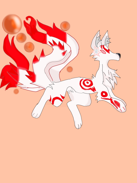 A kitsune - ibisPaint