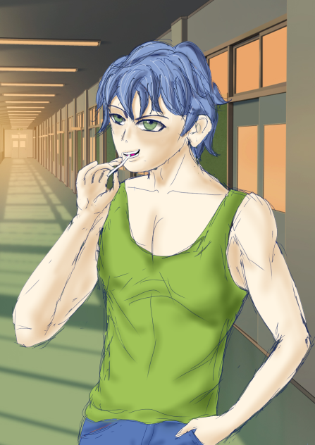 waiting for you - ibisPaint