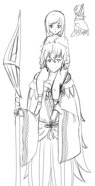 EOT Marlin and Child Ellis - ibisPaint