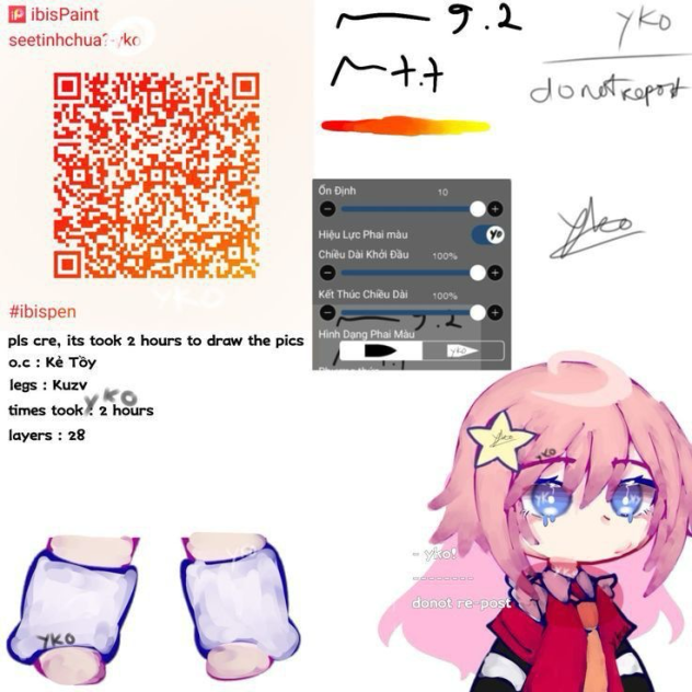 credits; donut something idk who… - ibisPaint