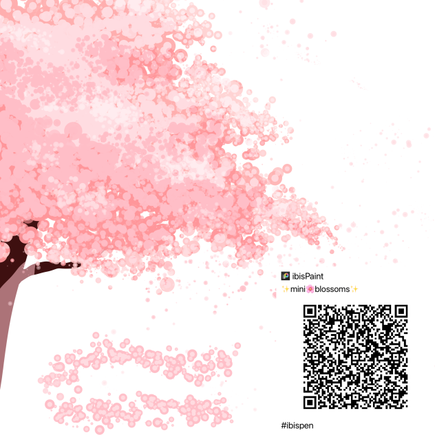 Cherry blossom brush - ibisPaint