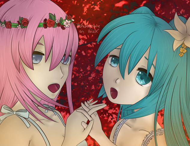 MikuLuka Magnet - ibisPaint