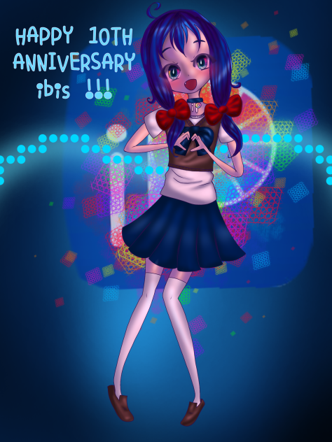 HAPPY 10TH!!! ☆〜（ゝ。∂） - ibisPaint