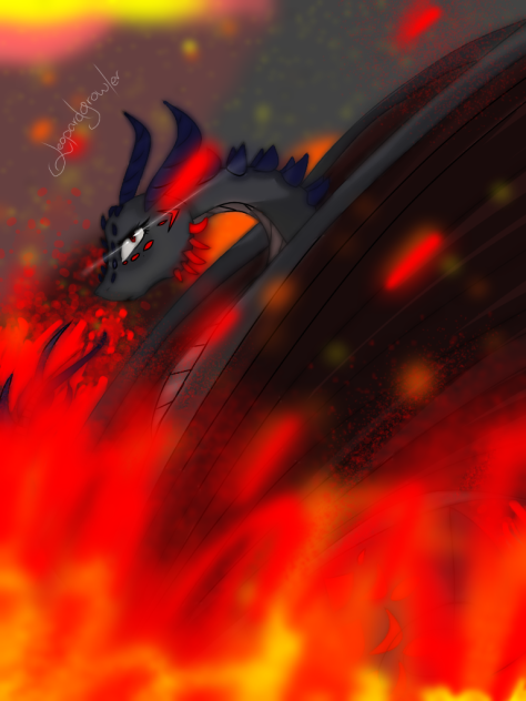 Speedpaint - Black Dragon - ibisPaint