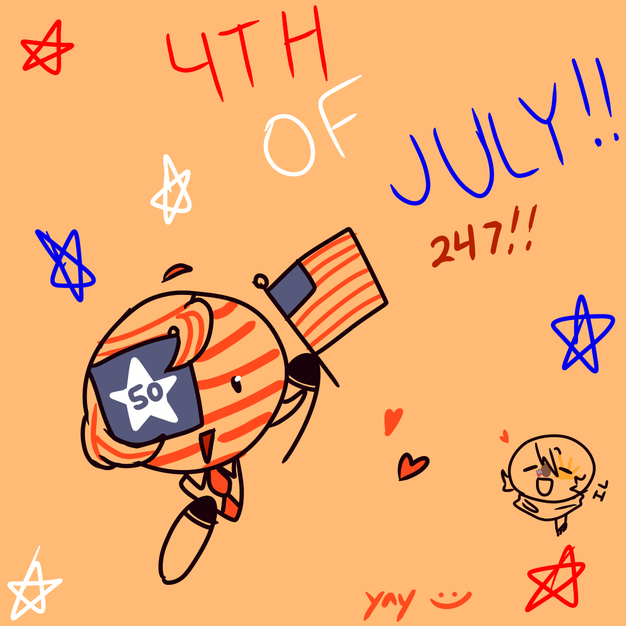 Happy 4th of July!!!!!! - ibisPaint