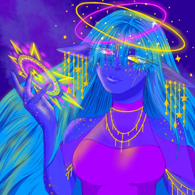 Violet Moonrise - ibisPaint