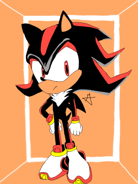 shadow the hedgehog 1 - ibisPaint