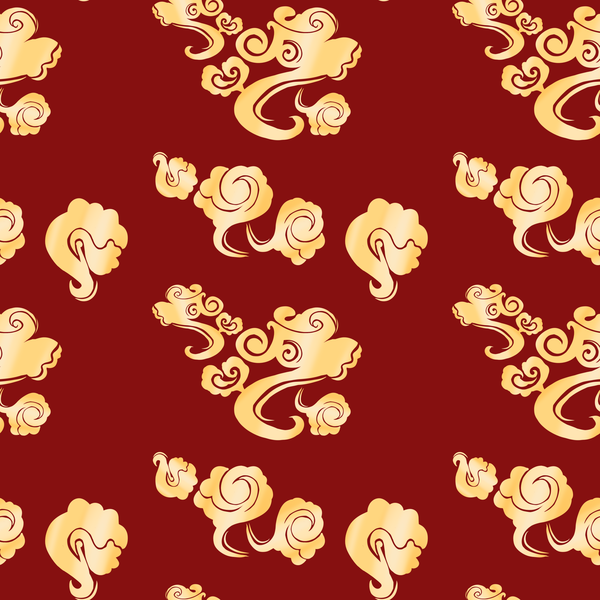 chinese fabric pattern - ibisPaint