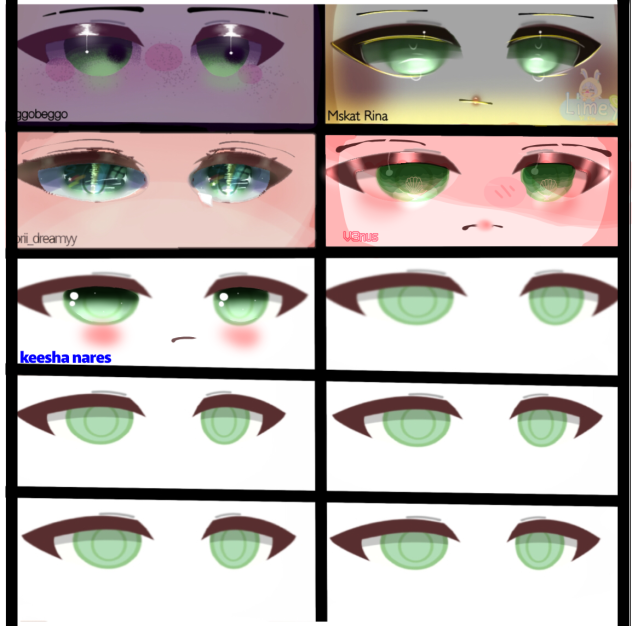 remaking how to edit eyes collab. - ibisPaint
