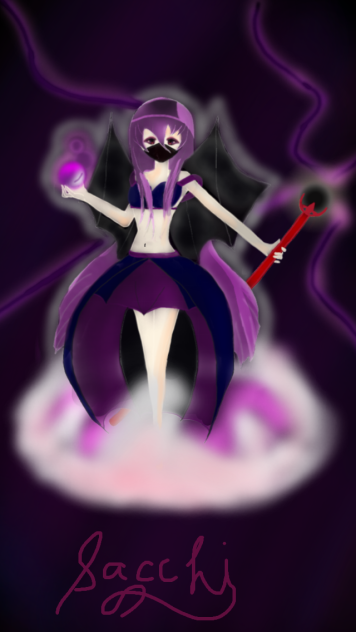 Dark Angel Mage - ibisPaint