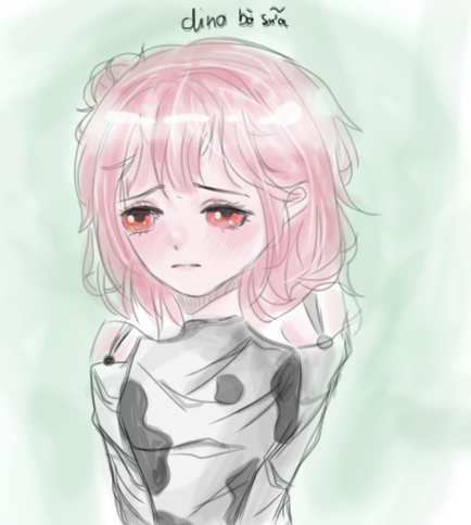 dino sakura35 bò sữa - ibisPaint