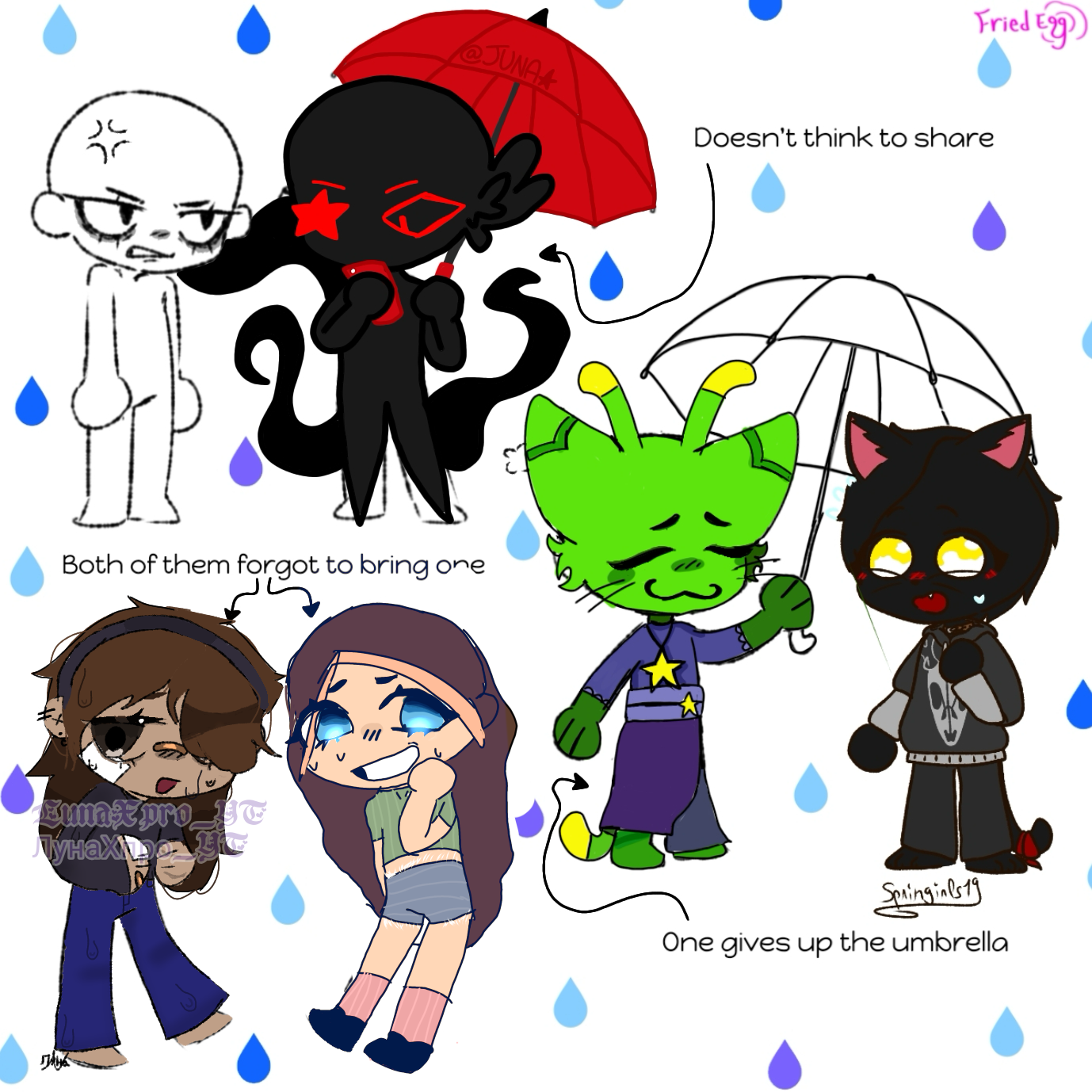 collab lluvioso X3 - ibisPaint