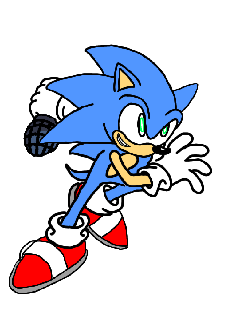 sonic in fnf - ibisPaint