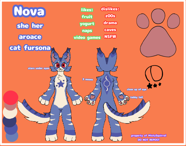 Nova my fursona - ibisPaint