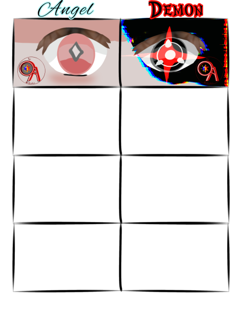 Collab eyes angel or demon (by me) - ibisPaint