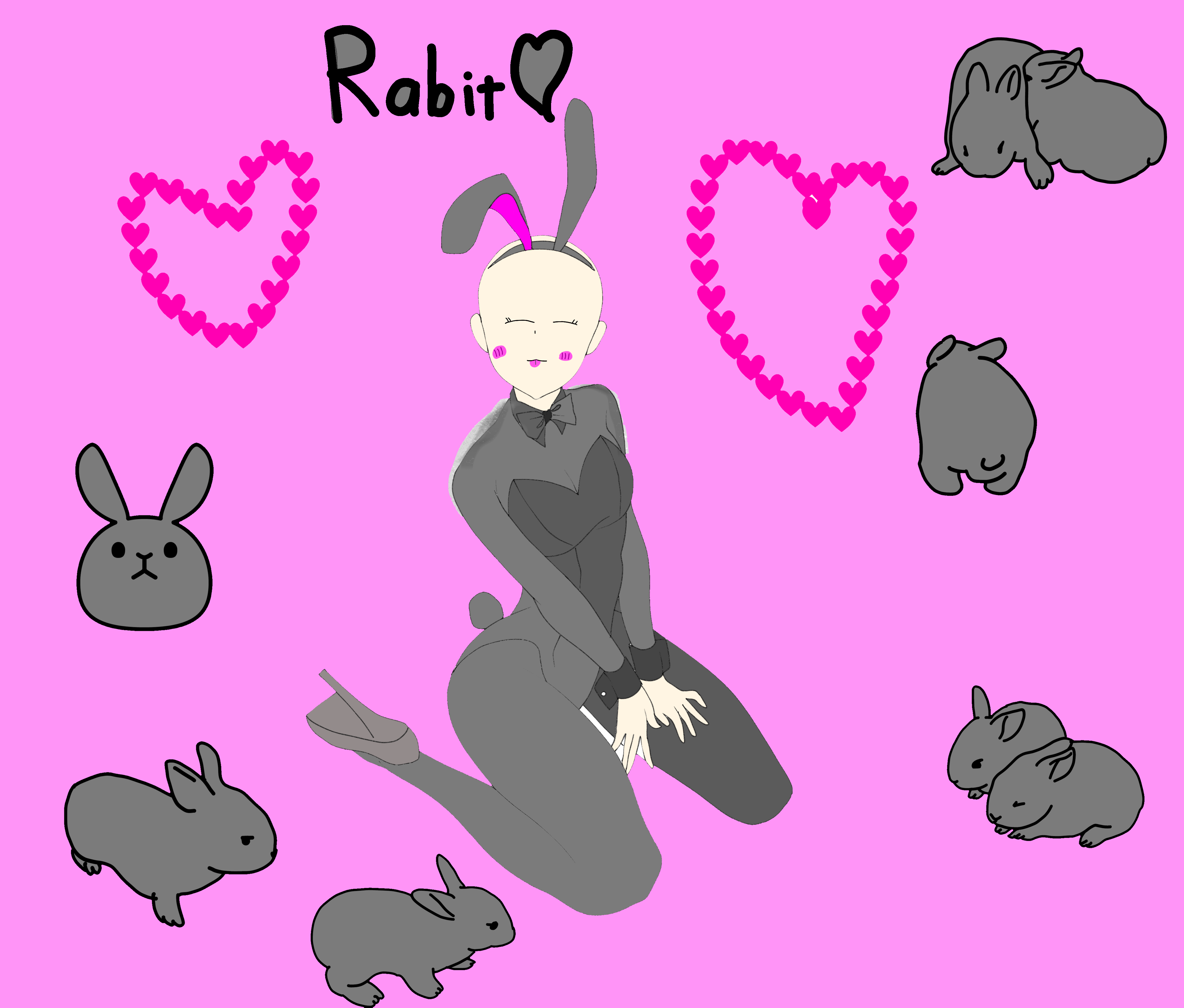 Rabbit Cute🥰🐇🐰 - ibisPaint