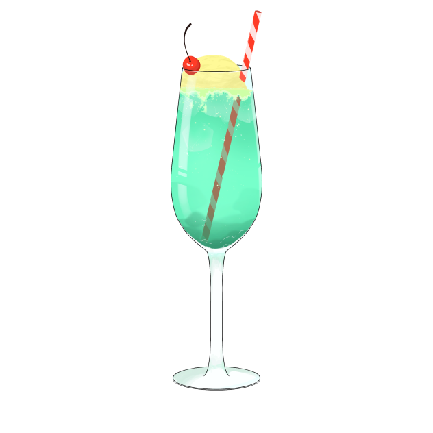 melon soda - ibisPaint