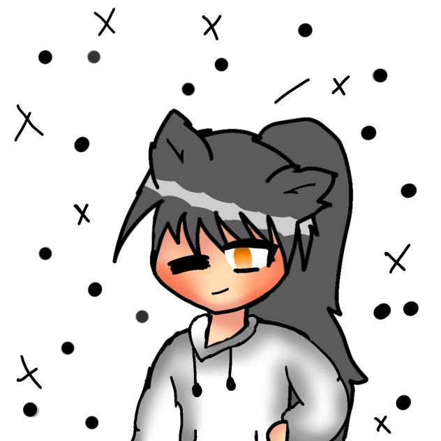 drawing my oc in my art style - ibisPaint