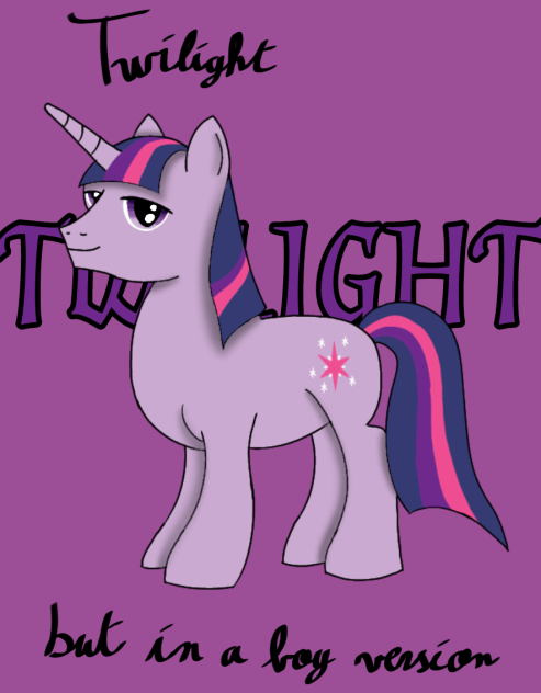 Mlp(Twilight) but boy version - ibisPaint